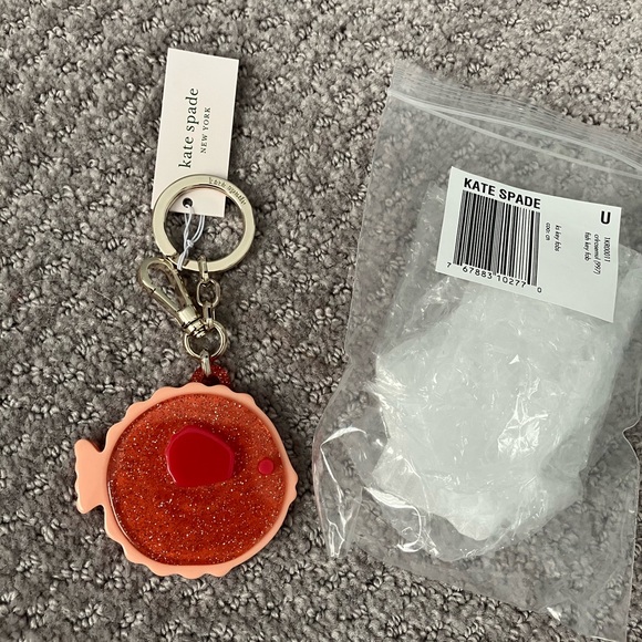 kate spade | Accessories | Nwt Kate Spade Puffy Fish Keyfob | Poshmark